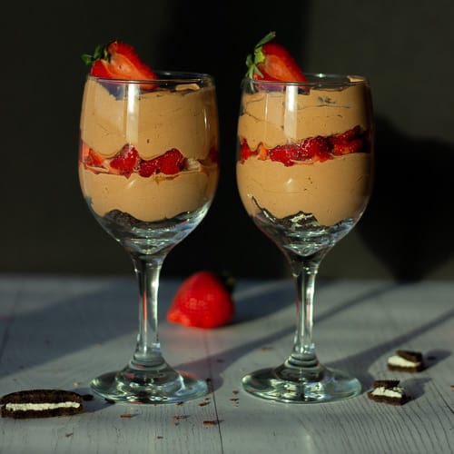 Boozy Chocolate Mousse for Two - The Teary Onion
