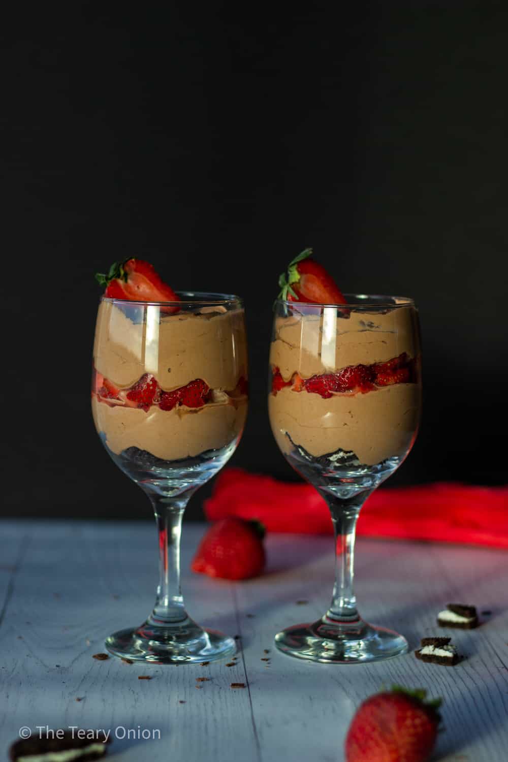 Boozy Chocolate Mousse for Two - The Teary Onion