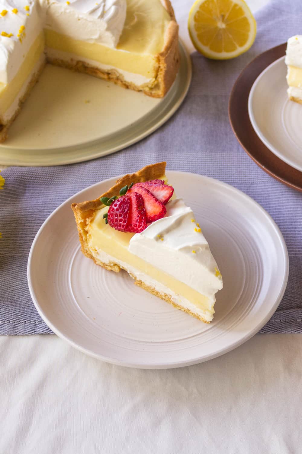 Lemon Cream Puff Dessert - The Teary Onion