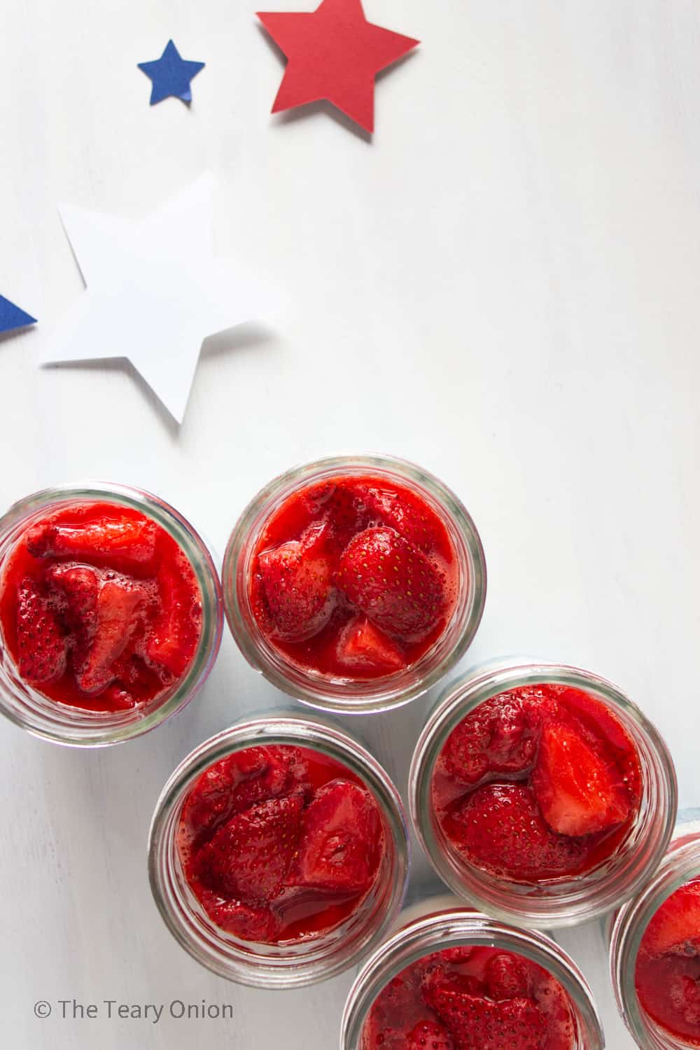 Mini No Bake Red White and Blue Desserts - The Teary Onion